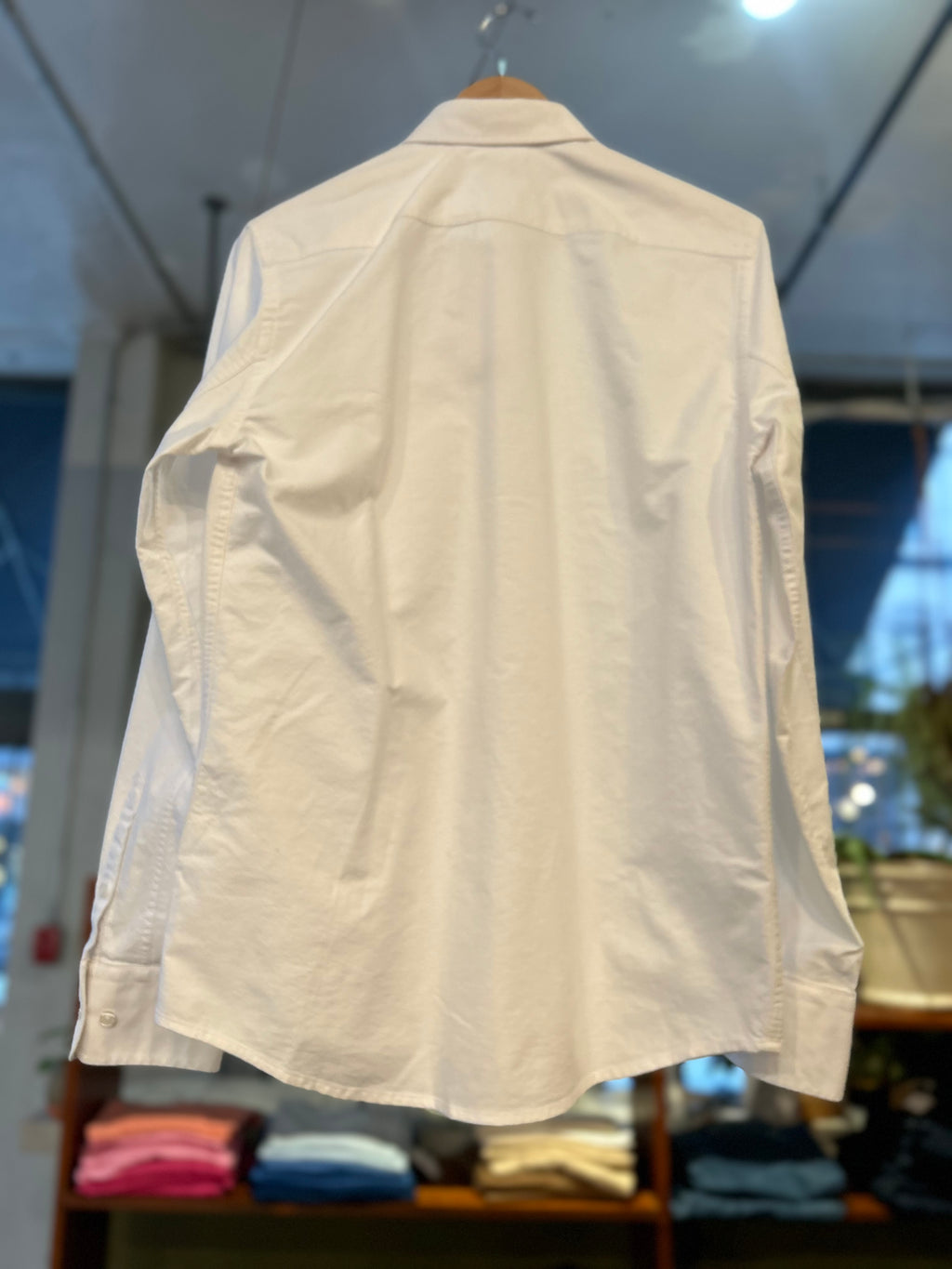 Tim Oxford Shirt - White – The Block Vancouver